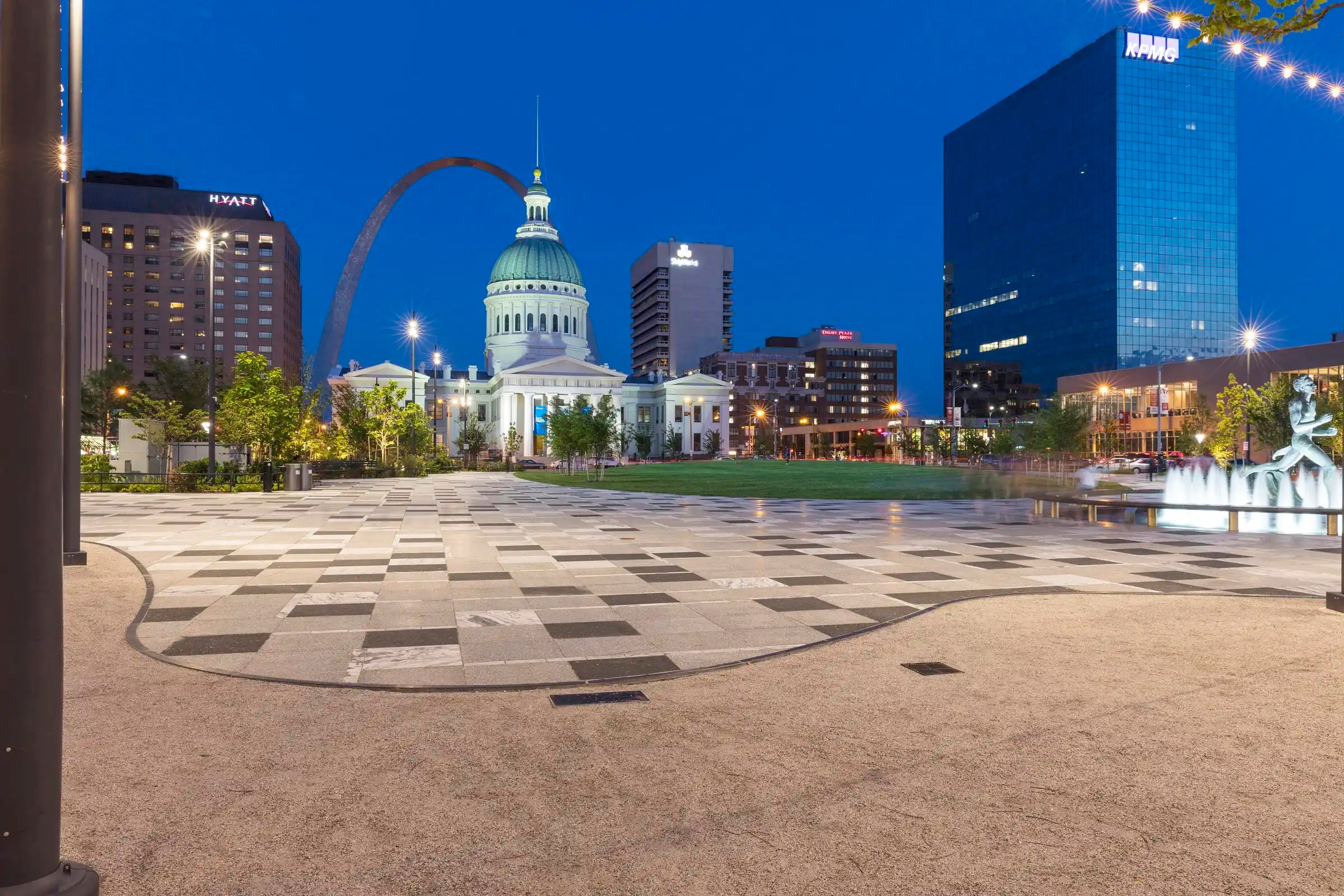 Wausau Tile Ground and Blaster Custom Terrazzo Pavers Outdoor City Park ...