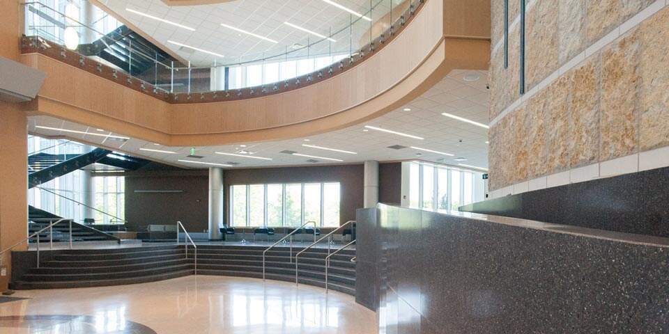 Wausau Tile Madison Area Technical College Interior Entry | Wausau Tile