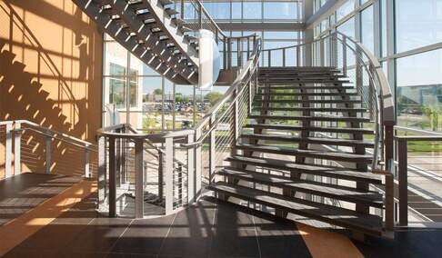 Wausau Tile Madison Area Technical College Interior Entry | Wausau Tile