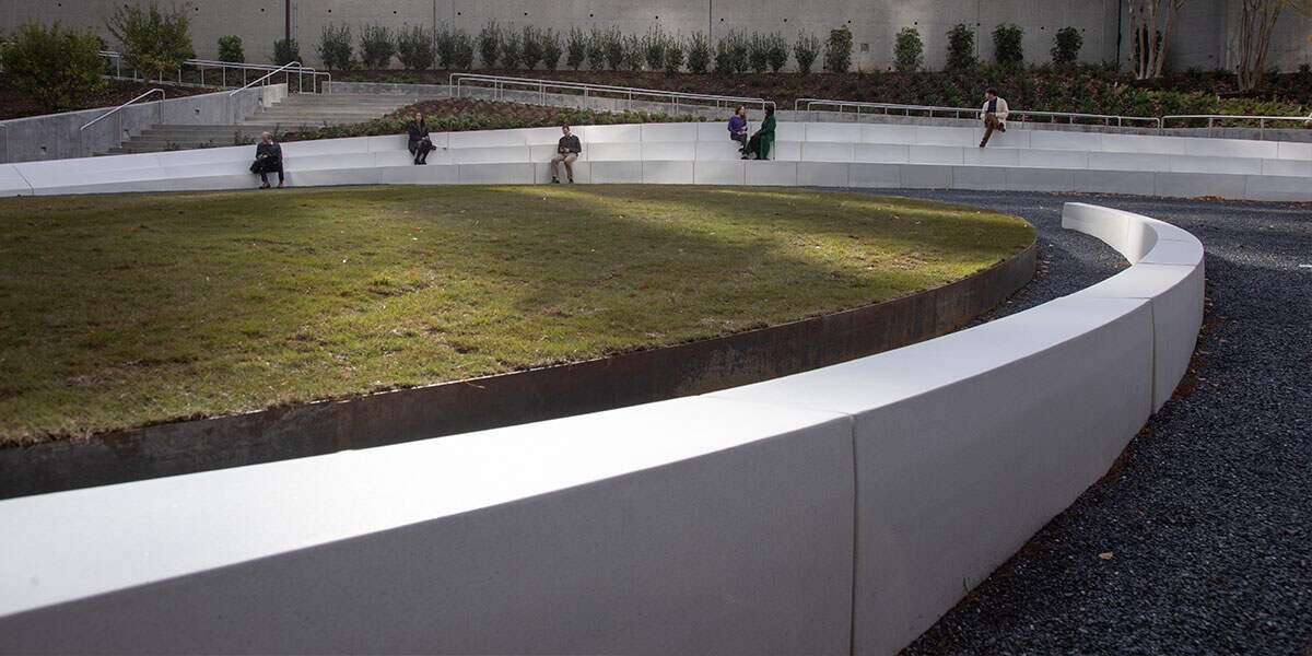 Wausau Tile Precast Concrete Atlanta Financial Center Landscape Layout ...