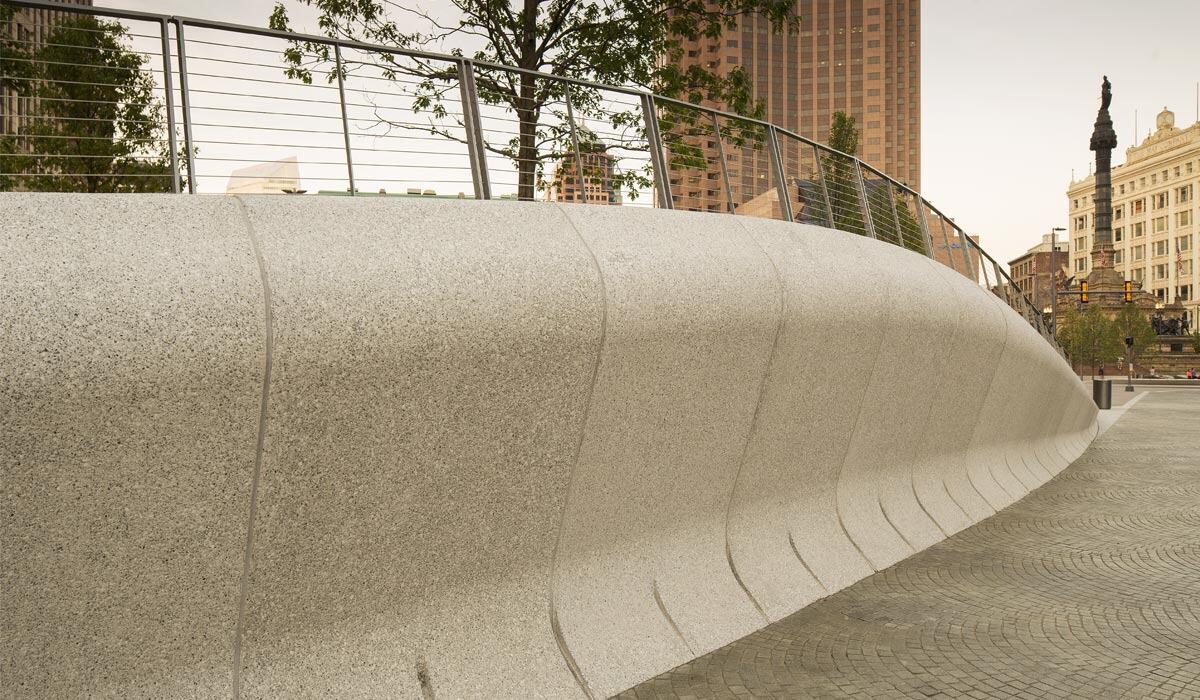Wausau Tile Precast Concrete Cleveland Public Square Exterior Walkway ...