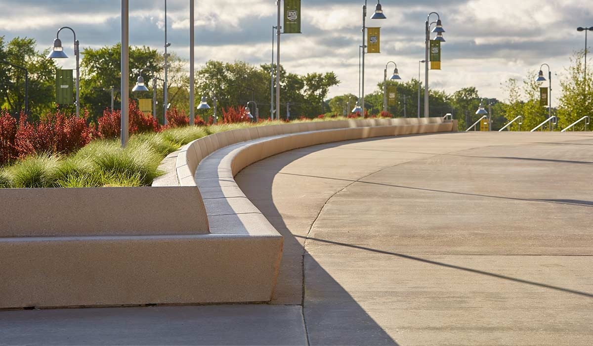 Wausau Tile Precast Lambeau Field Exterior Concrete Public Seating ...