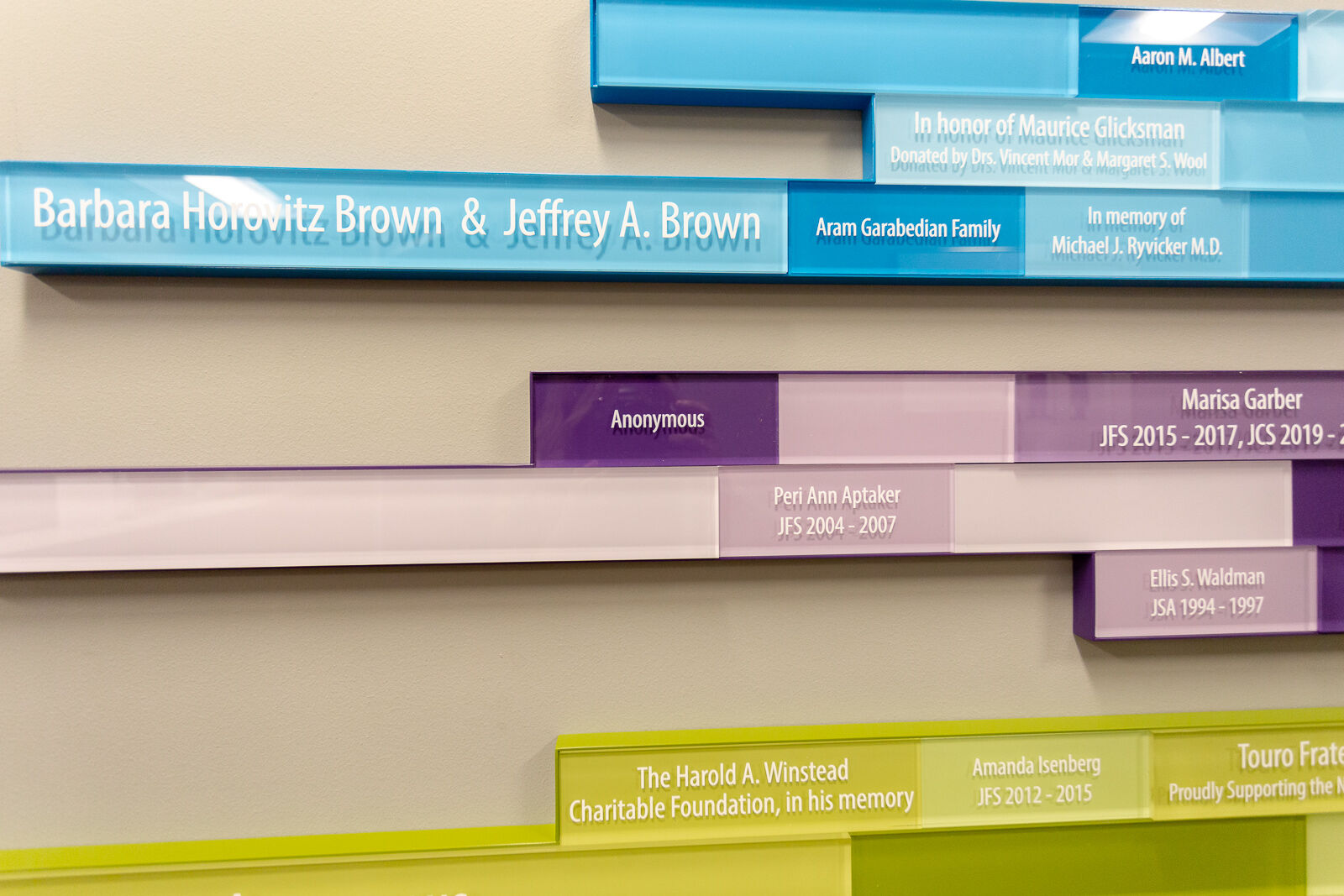 Donor Recognition Walls | Welch Sign