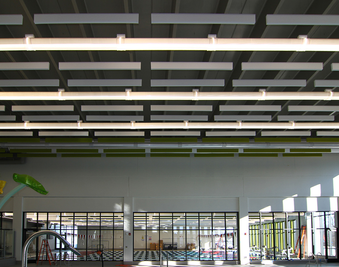Wells Concrete Austin Community Recreation Center Precast Interior | Wells