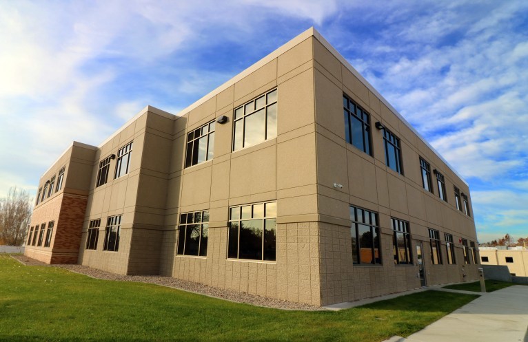 Wells concrete simle middle school addition exterior 3 | Wells