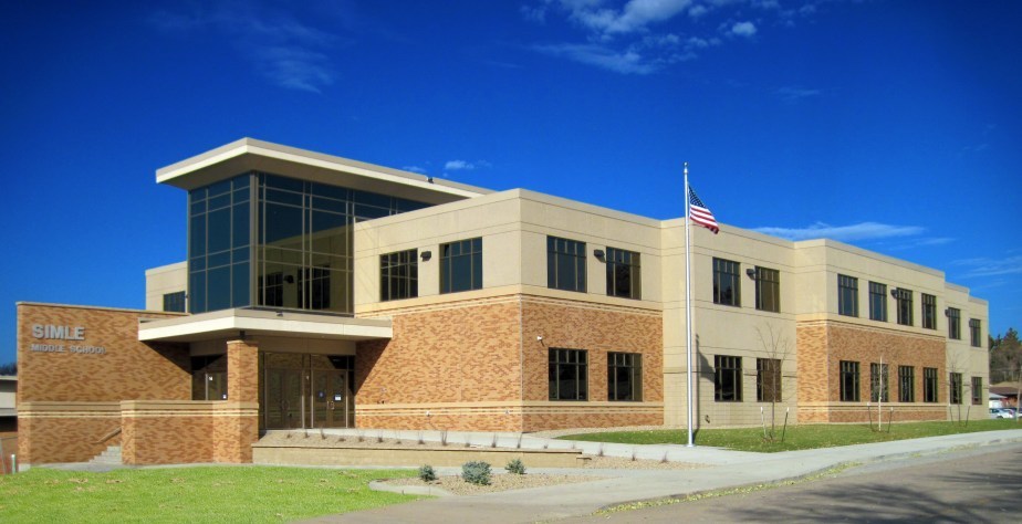 Wells concrete simle middle school addition exterior 4 | Wells