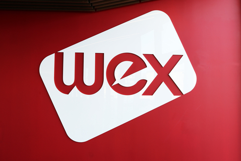 Wex Inc Logo Focal Wall | Windham Millwork Inc