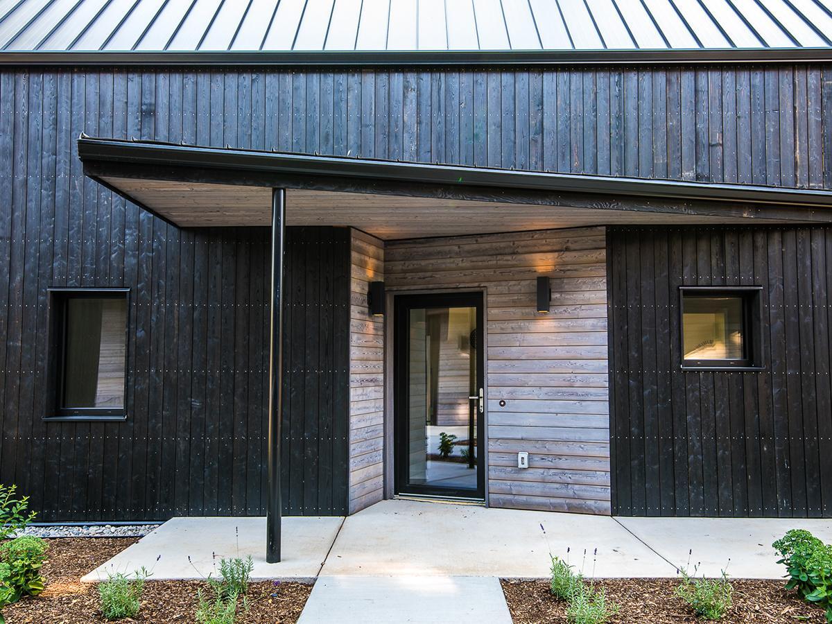 Wood Awning, Wood Siding, Black Siding | Pioneer Millworks
