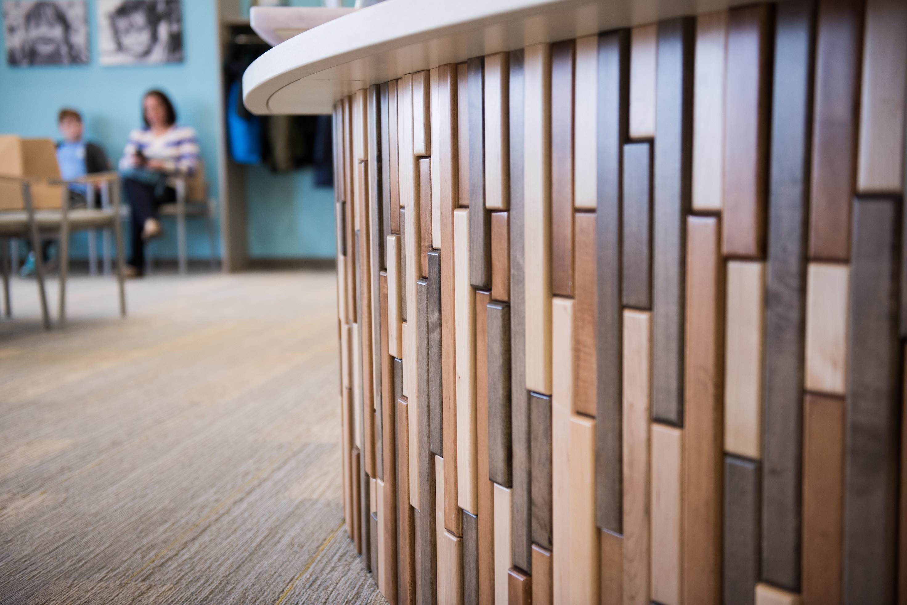 Woodbury Pediatric-RECEPTION DESK DETAIL | Foundation Architects