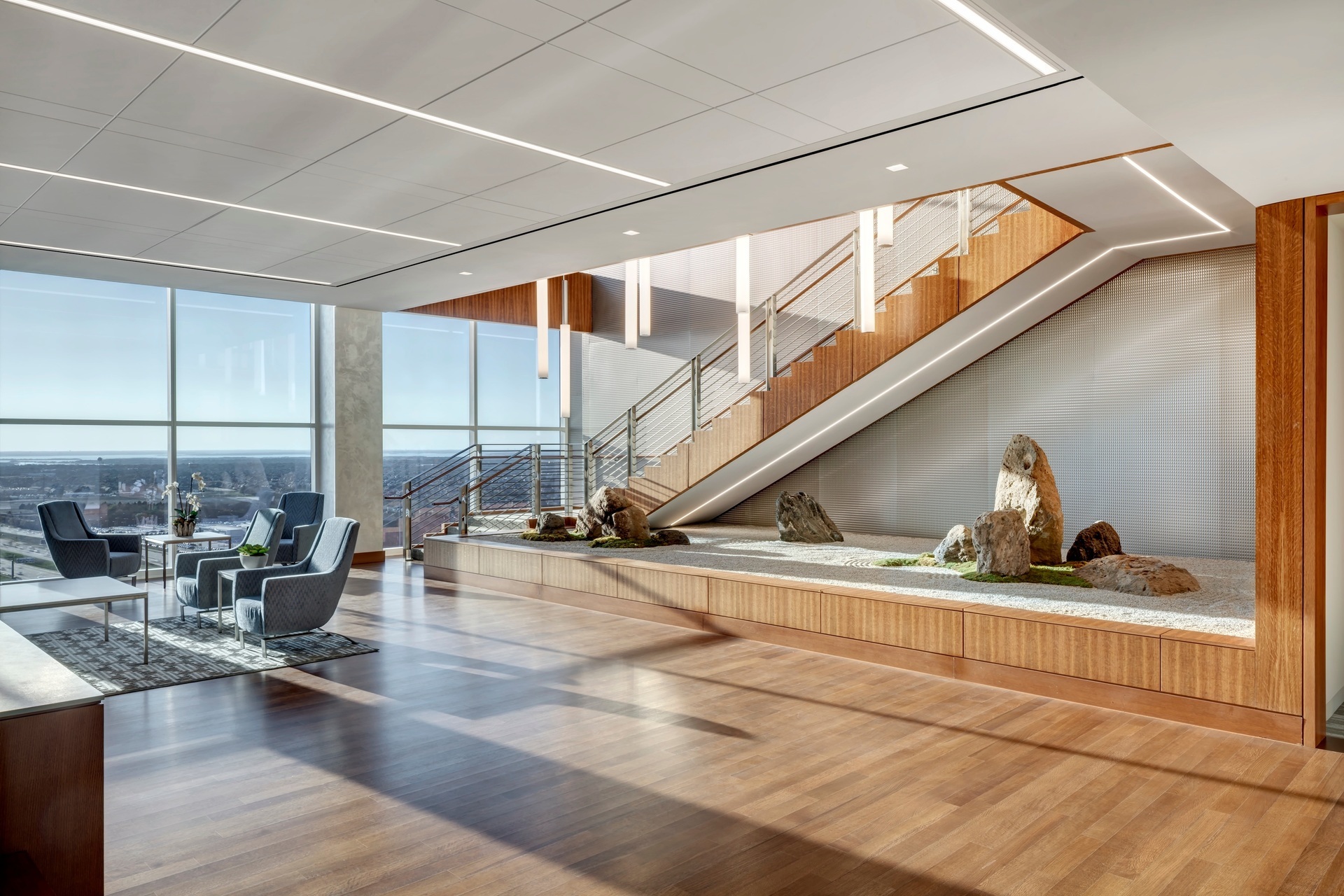 Woodwright Hardwood Flooring NTT Data Office Natural Light | Woodwright