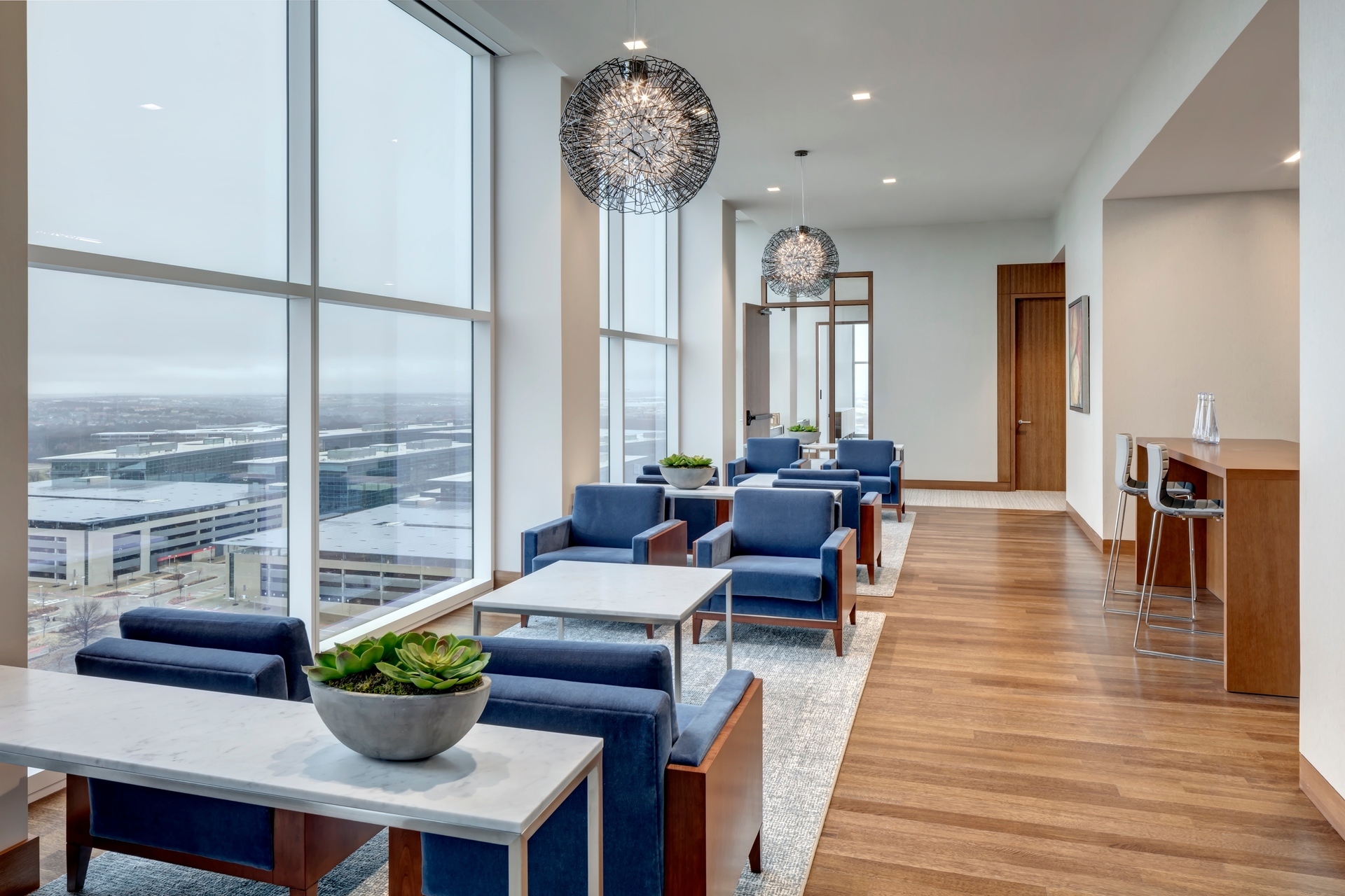 Woodwright Hardwood Flooring NTT Data Office Work Lounge Break Room ...