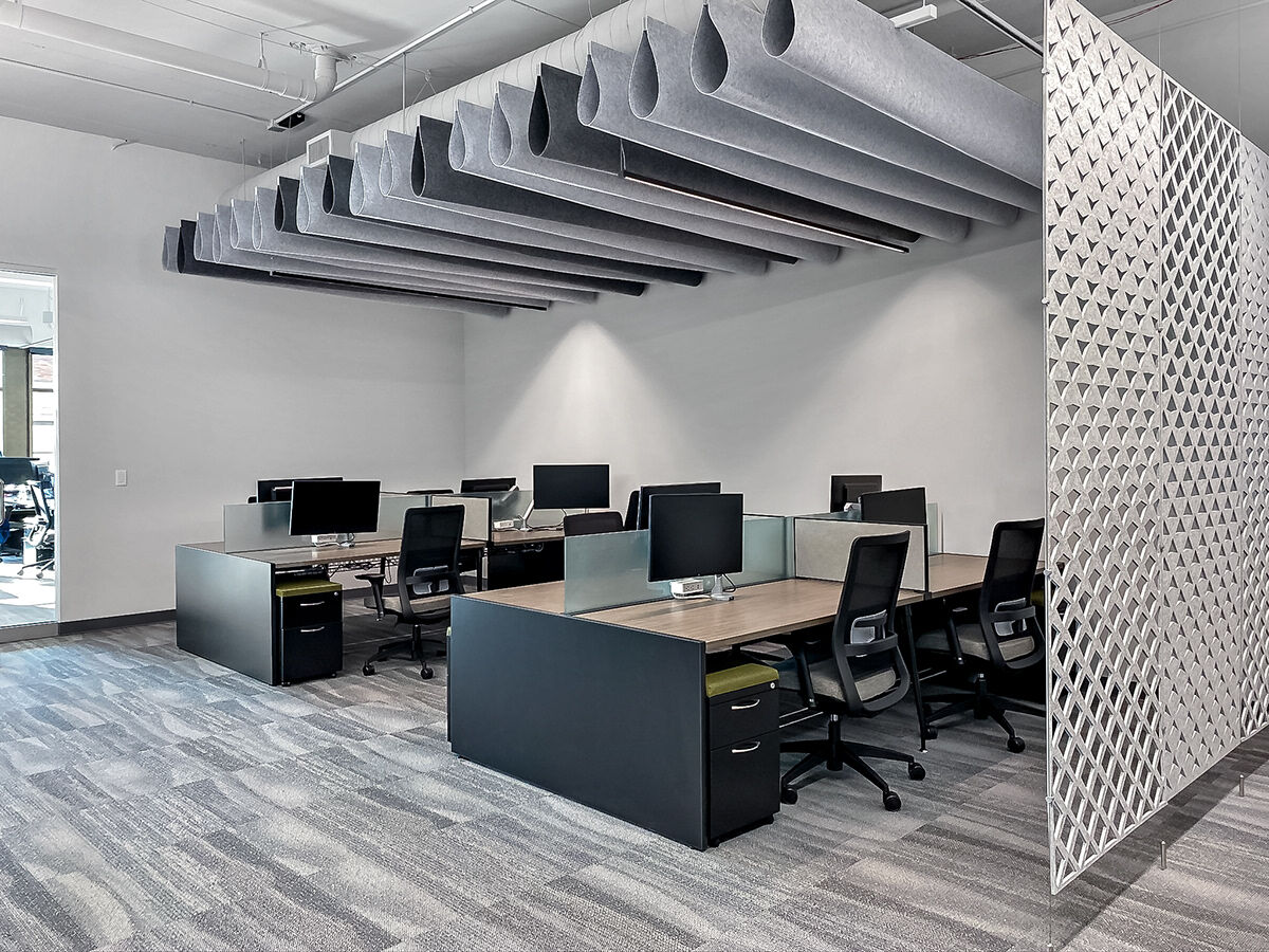 Workstations & Ceiling Acoustics | Rightsize Facility