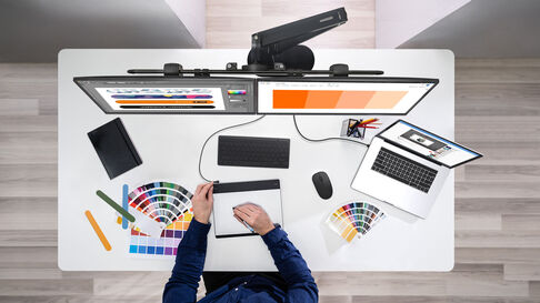 ZG Series - ZGX (Dual Monitor w/ Crossbar) | Zgo Technologies