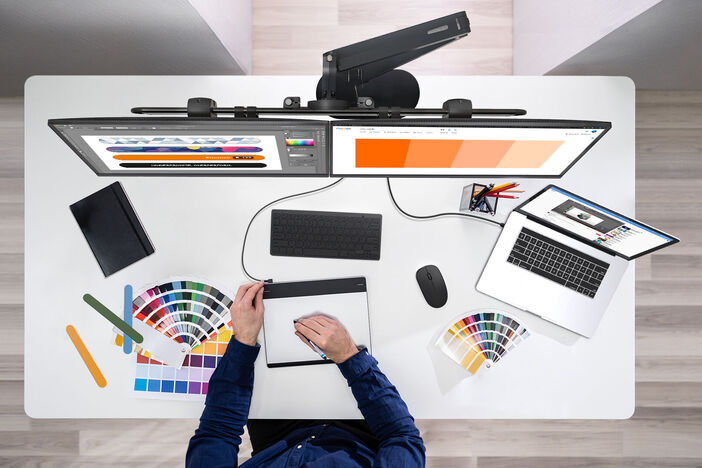 ZG Series - ZGX (Dual Monitor w/ Crossbar) | Zgo Technologies