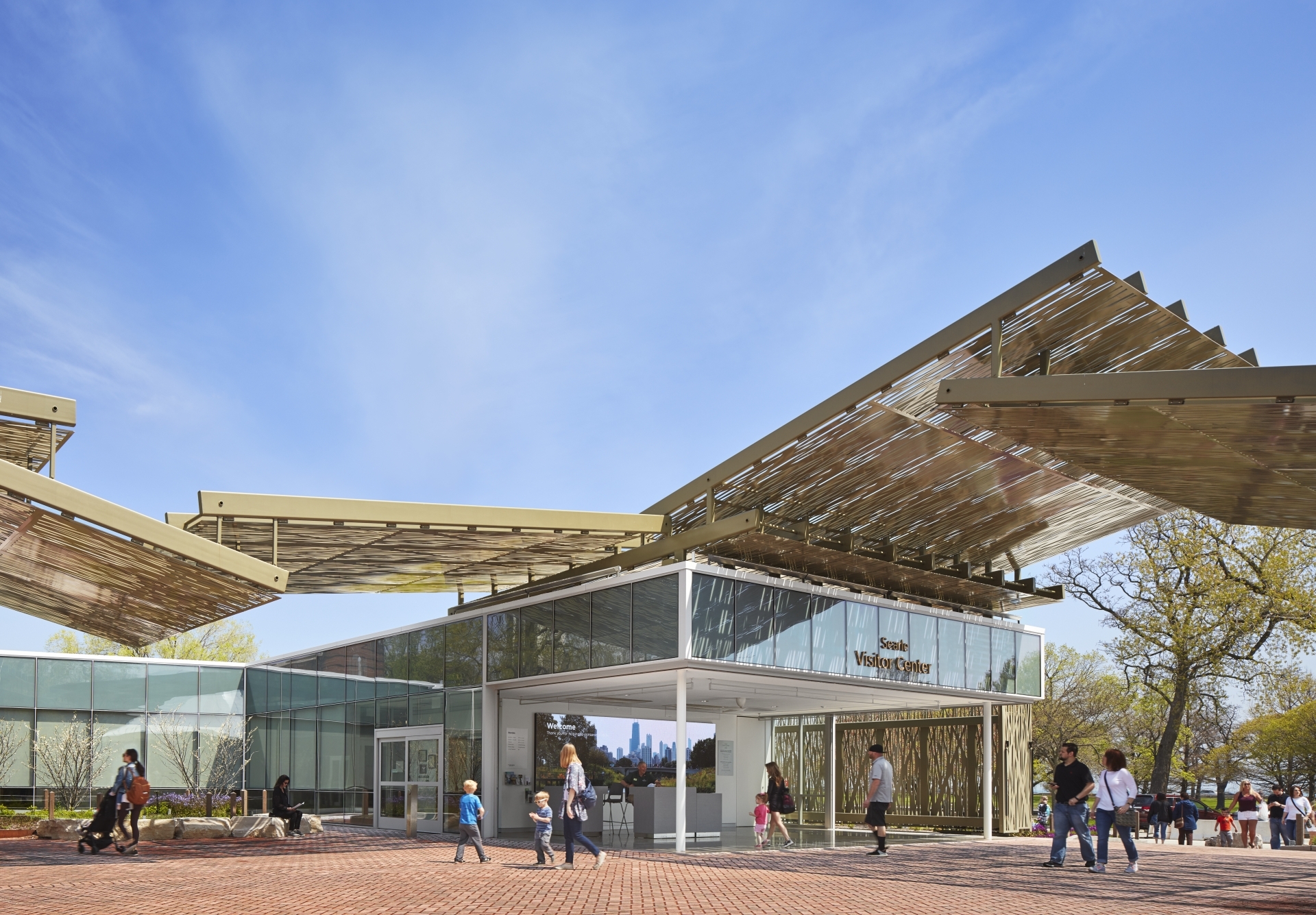 Zoo Visitor Entrance Overhead Structure Design | NanaWall